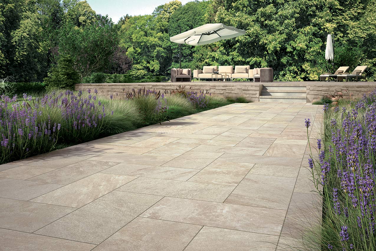 Dalles extérieures 20mm en grès cérame - Porto Venere