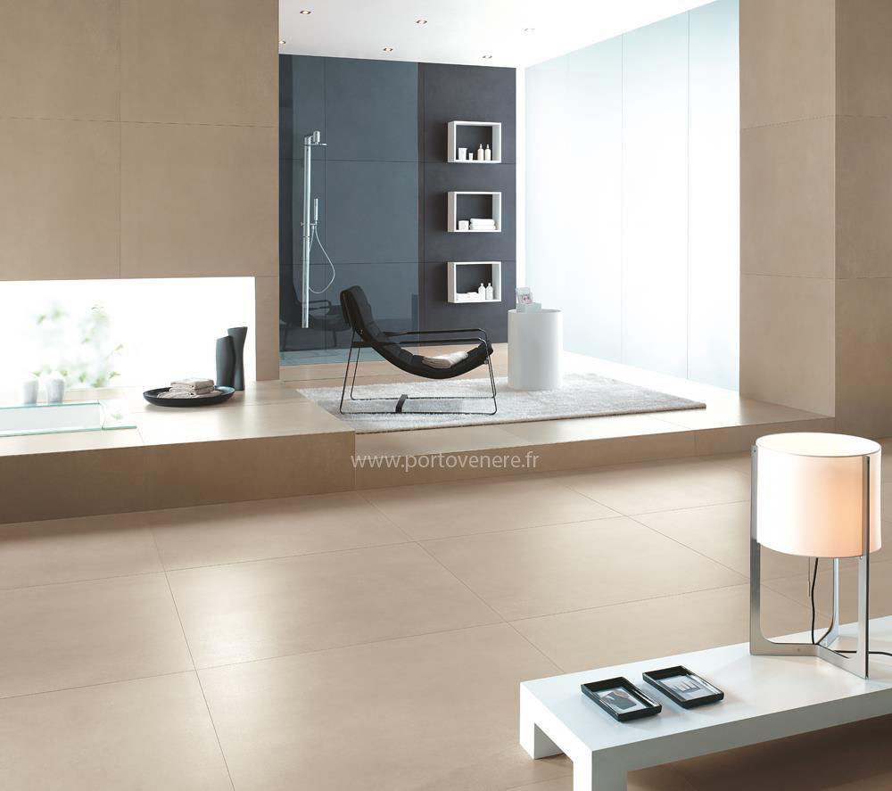 Carrelage très fin aspect béton contemporain | Kerlite Over - Porto Venere