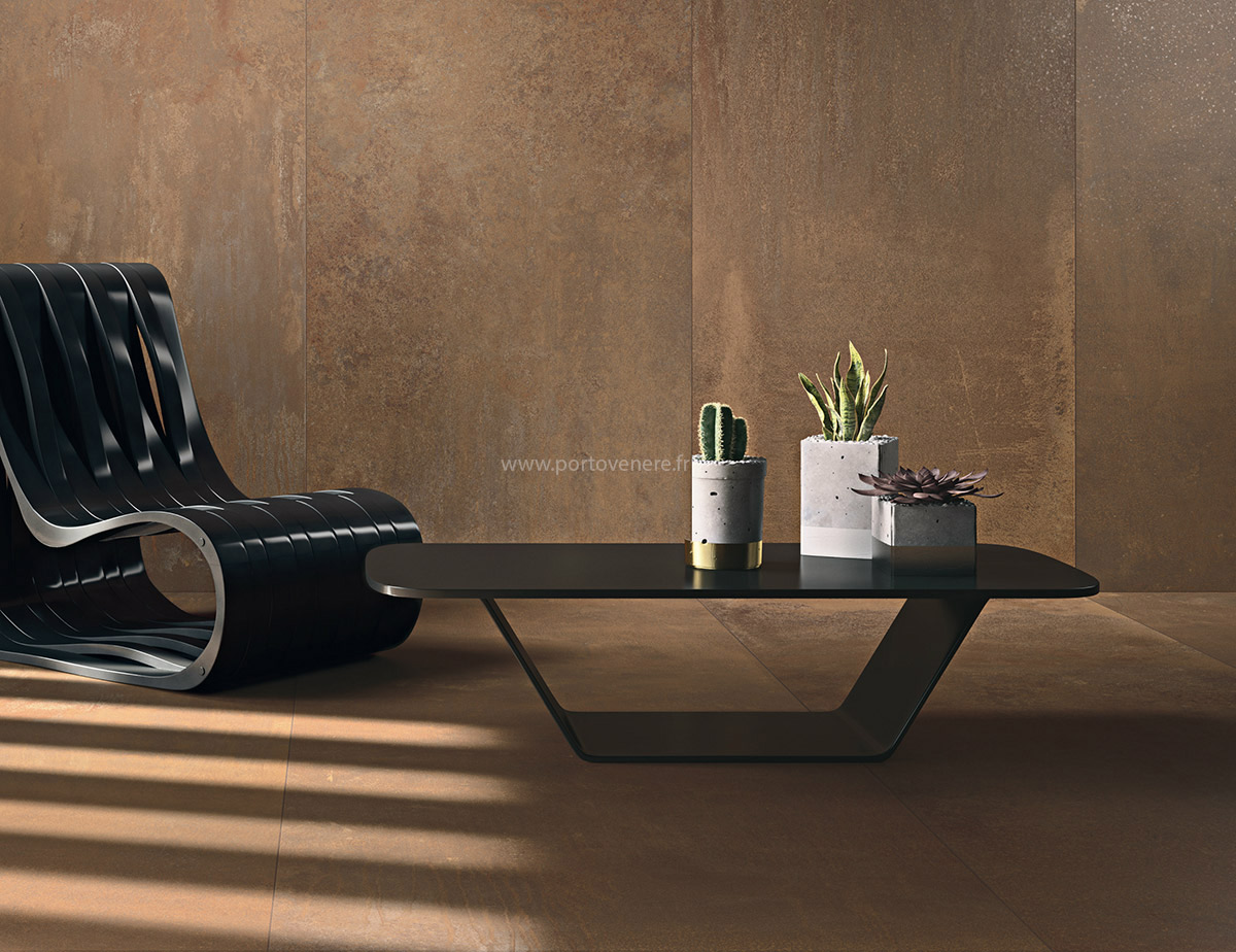 Carrelage grand format extra-fin effet métal | Kerlite METAL - Porto Venere