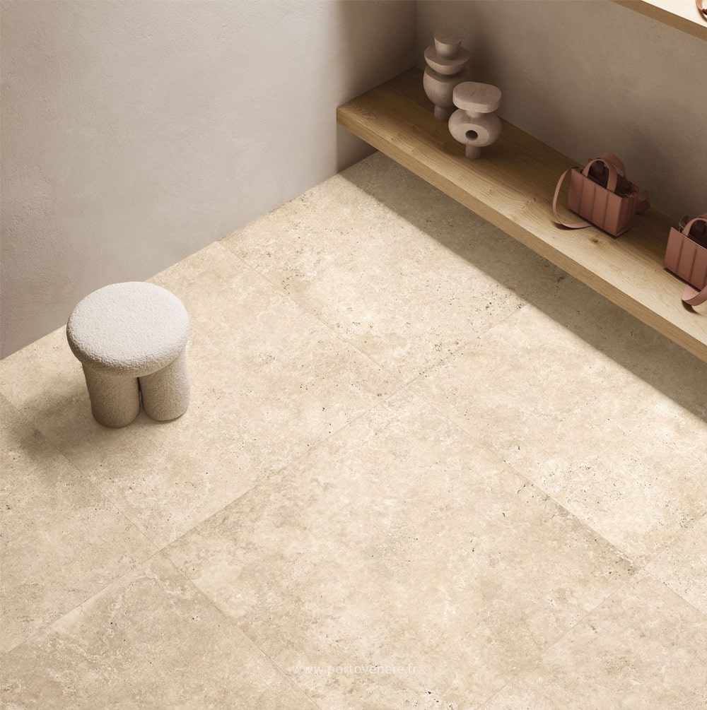 Carrelage sol aspect travertin | ASTRO - Porto Venere